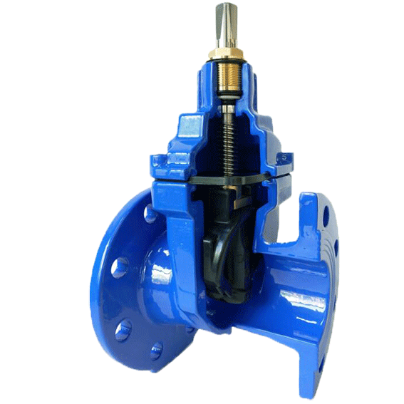 Model RSGV F4 Schuifafsluiter, SS-316, DN300-PN16, NBR met Handwiel ...